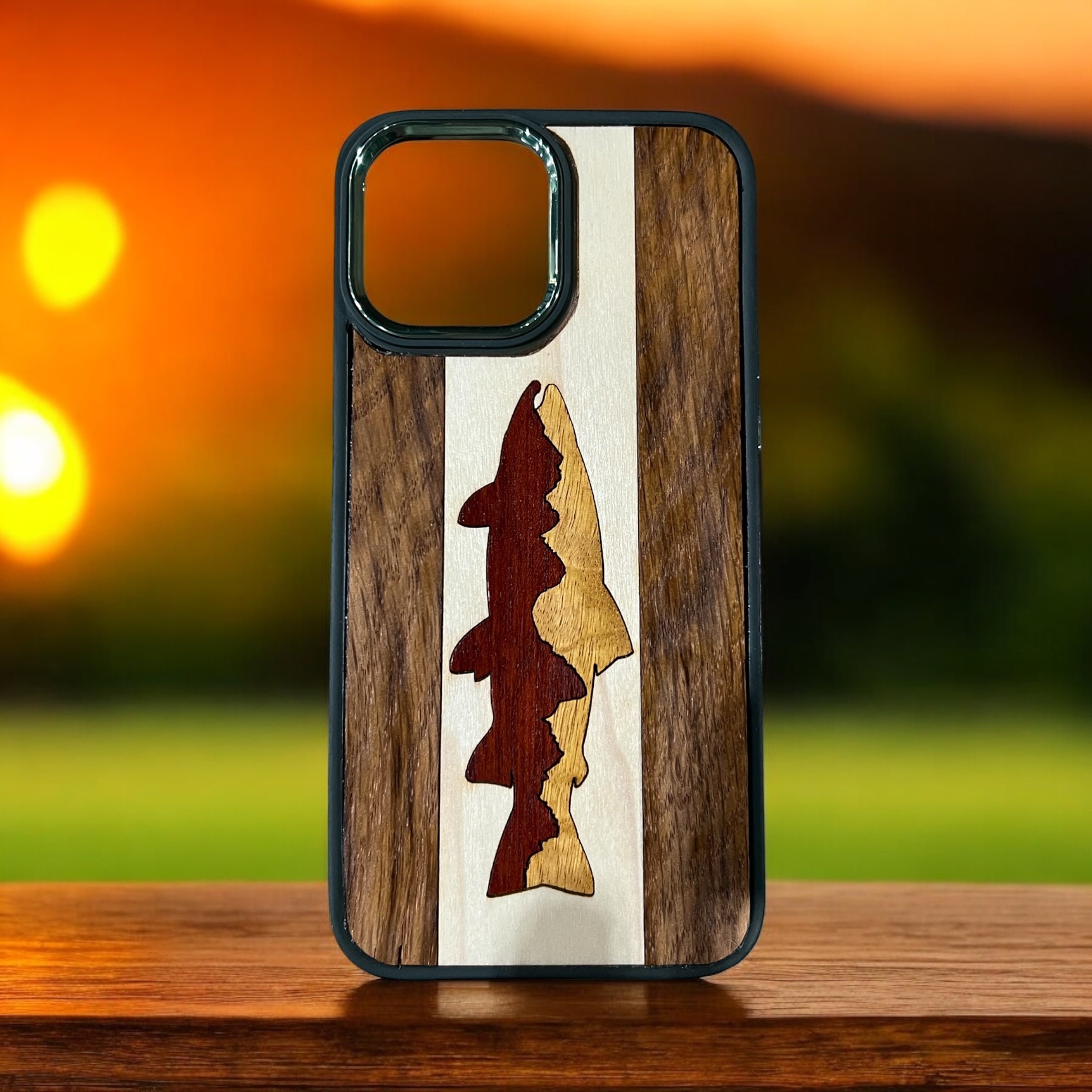 Wood Inlay Phone Cases