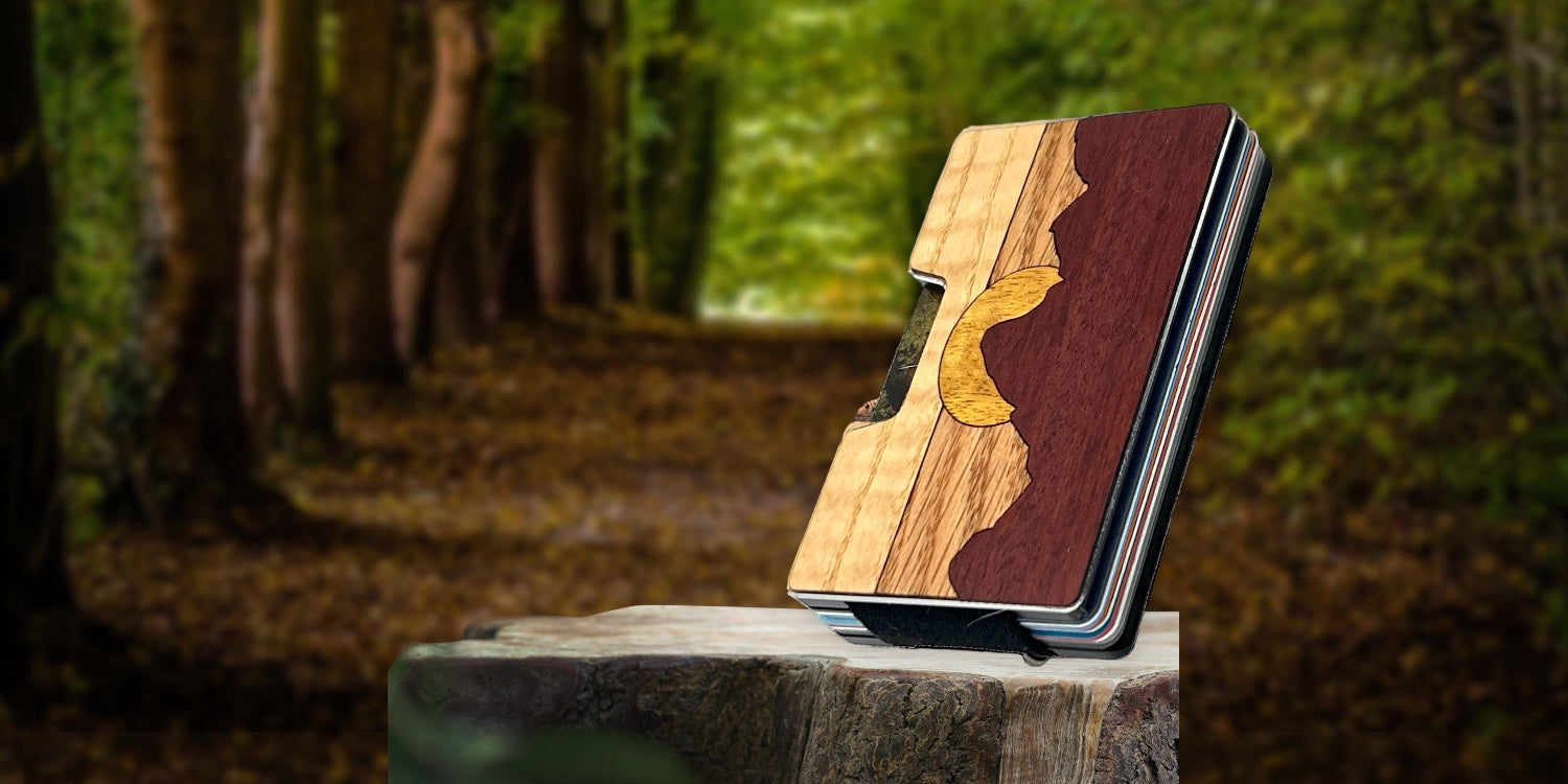 Wood Inlay Wallets | High Country Wallet Company